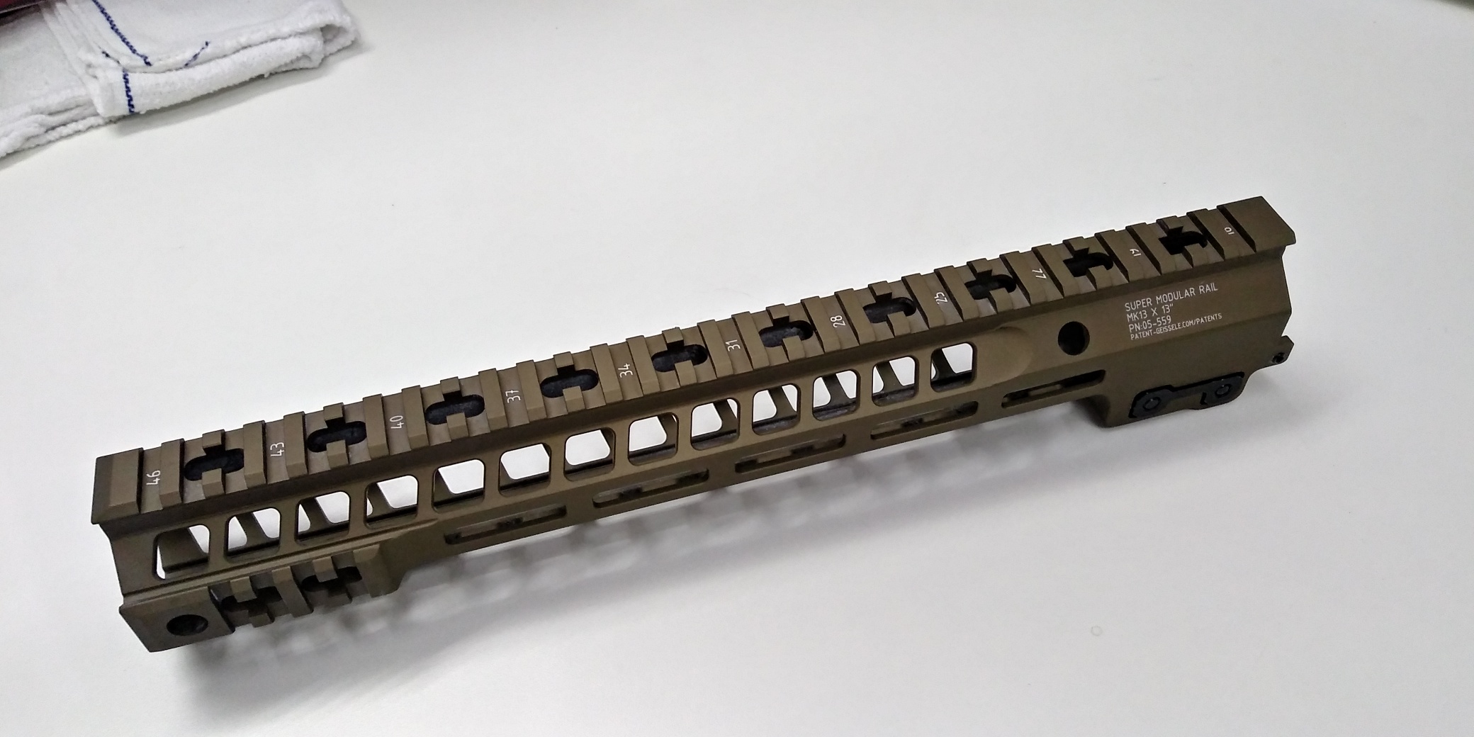 Geissele Super Modular 13" MK13 Rail | Welcome to DyTac Webshop